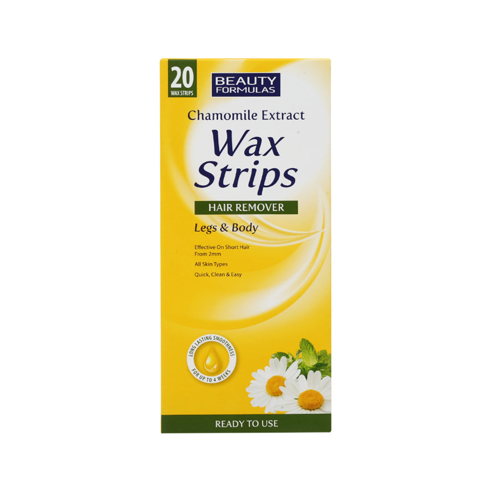 BEAUTY FORMULA WAX STRIPS CHAMOMILE EXTRACT 20 STRIPS BASIC – Al-Fatah