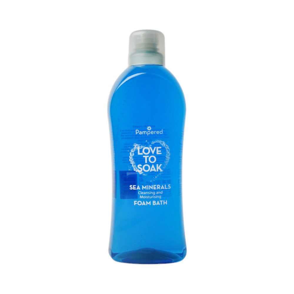 PAMPERED BATH FOAM SEA MINERALS CLEANING & MOISTURE 1LTR – Al-Fatah