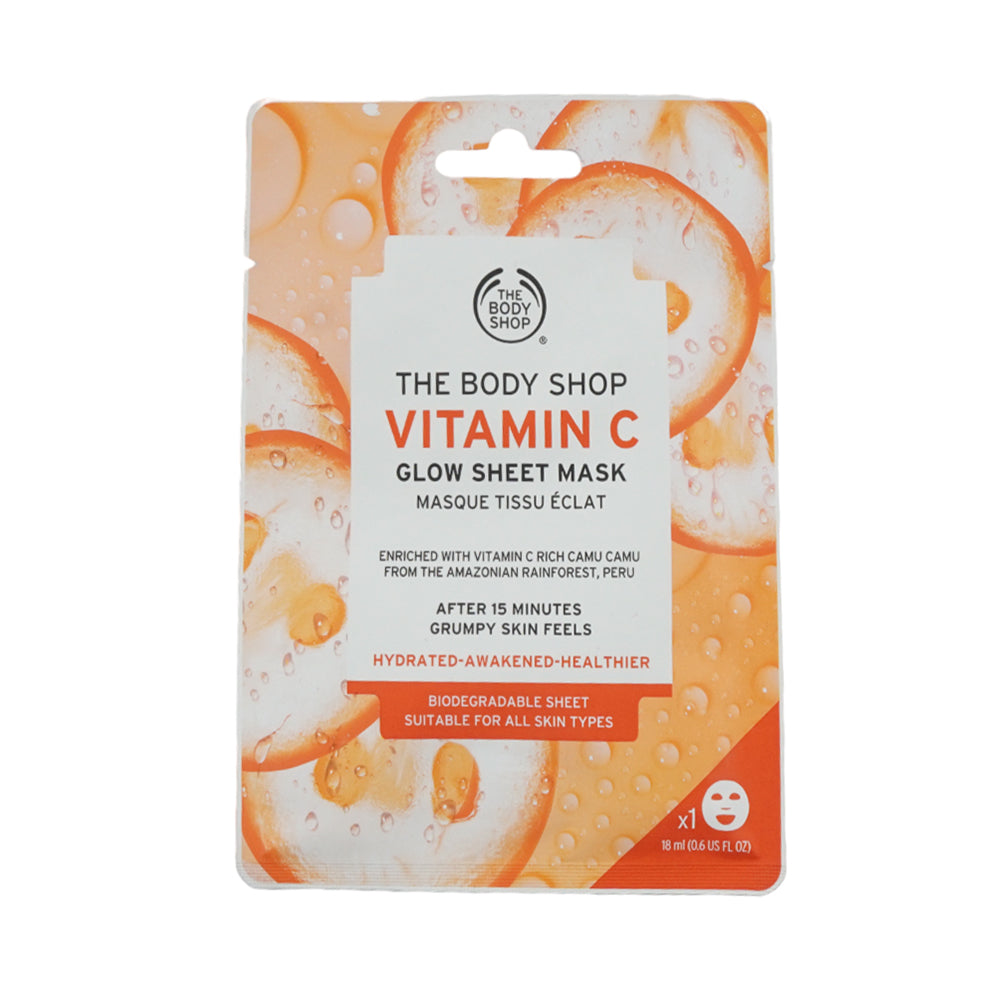 THE BODY SHOP VITAMIN C GLOW SHEET MASK 18 ML – Al-Fatah