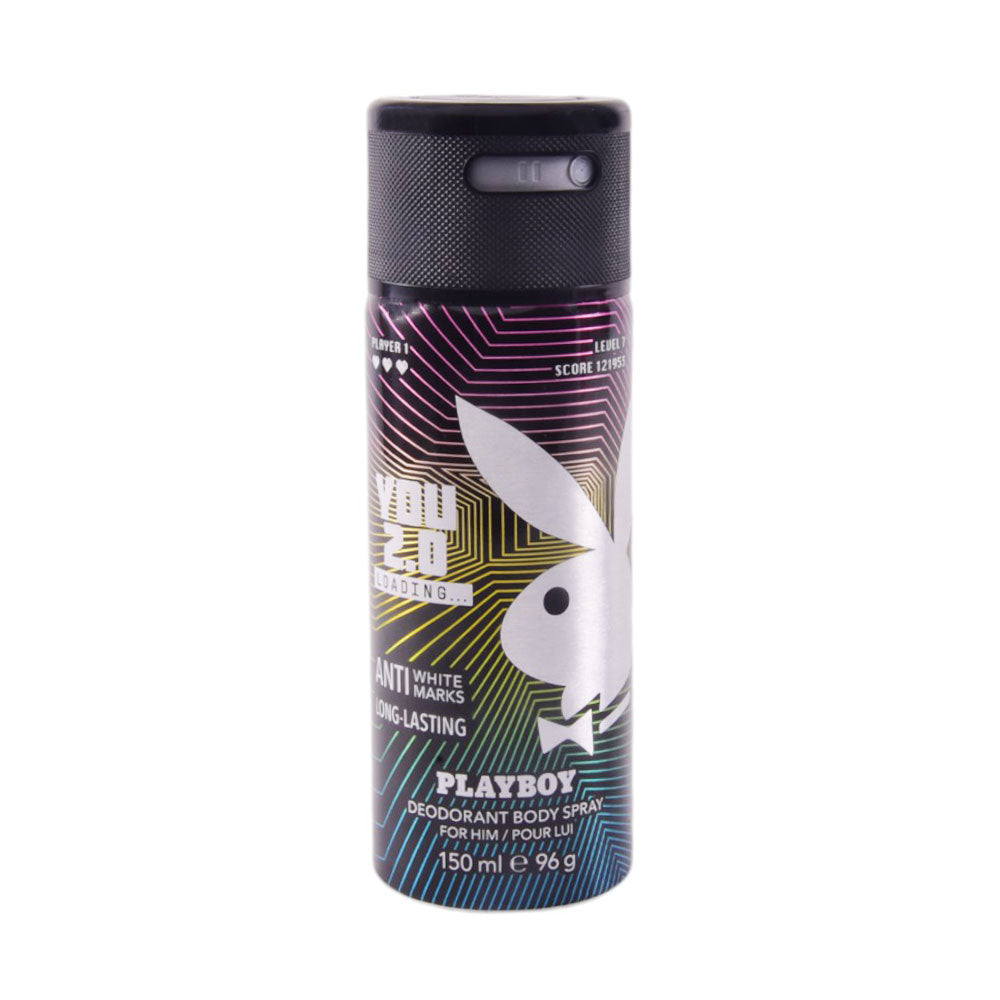 PLAYBOY BODY SPRAY WHITE MARKS YOU 2.0 150 ML – Al-Fatah