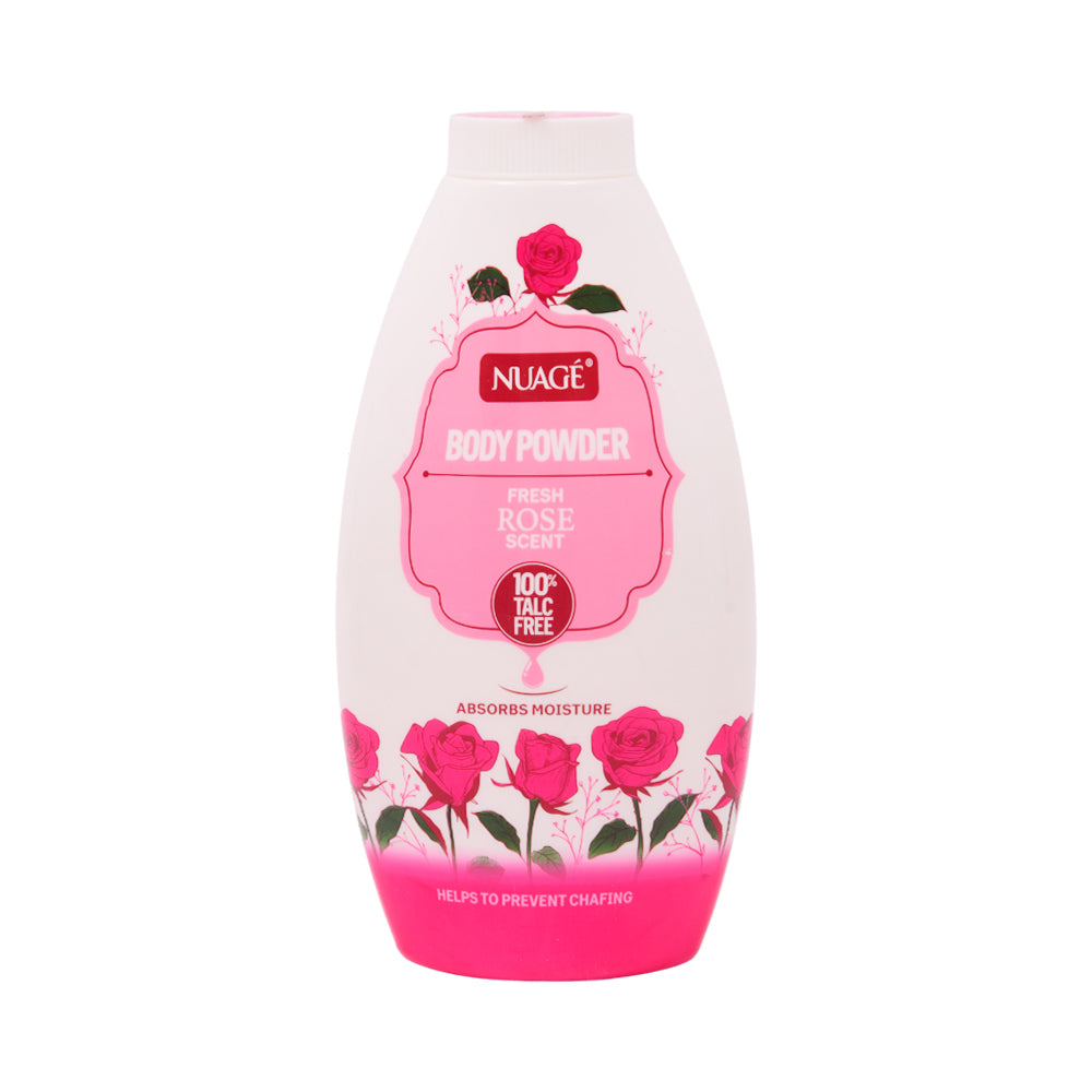 NUAGE BODY POWDER FRESH ROSE 250 GM – Al-Fatah
