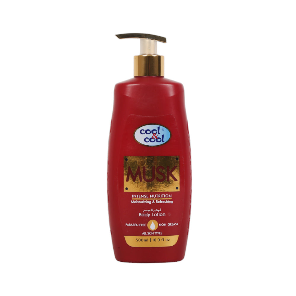 COOL & COOL BODY LOTION MUSK 500 ML – Al-Fatah