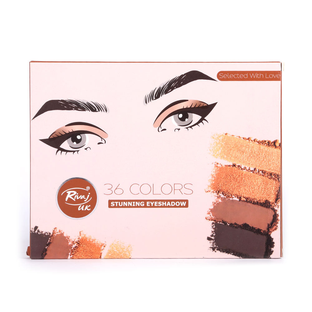 RIVAJ (36IN1) STUNNING MATTE EYE SHADE KIT 02 – Al-Fatah