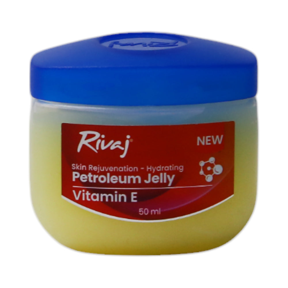 RIVAJ HYDRATING VITAMIN E PETROLEUM JELLY 50 GM – Al-Fatah
