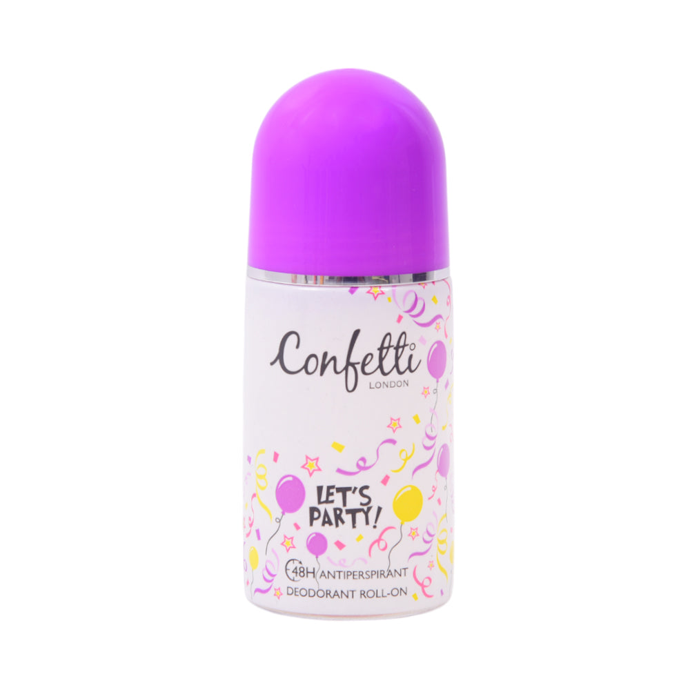 CONFETTI ROLL ON DEODORANT LETS PARTY 48H 50 ML – Al-Fatah