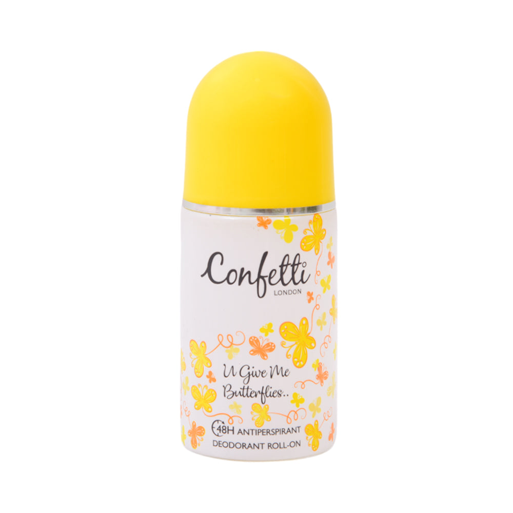 CONFETTI ROLL ON DEODORANT U GIVE ME BEAUTIFUL 48H 50 ML – Al-Fatah