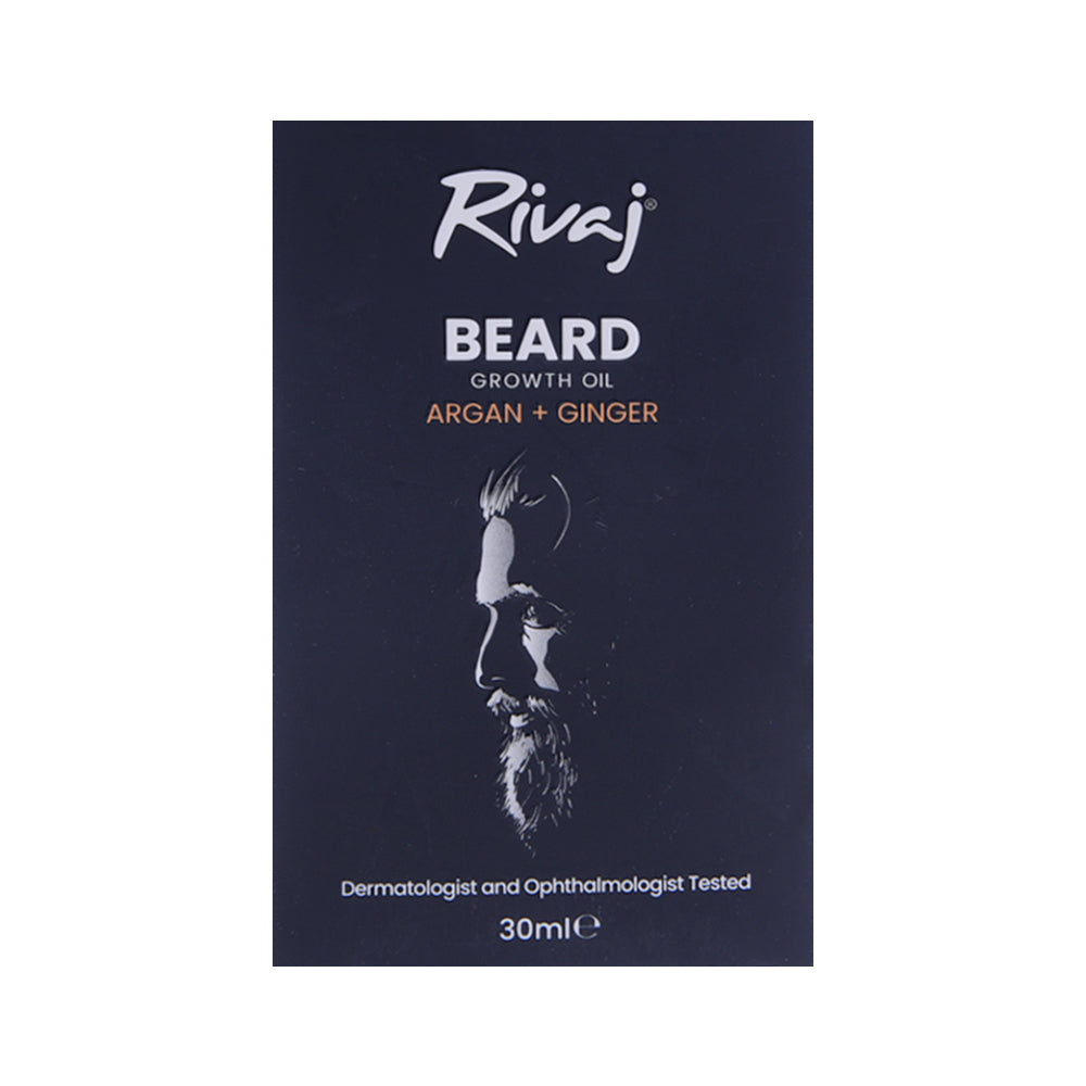 RIVAJ ARGAN + GINGER Beard OIL 30ML – Al-Fatah