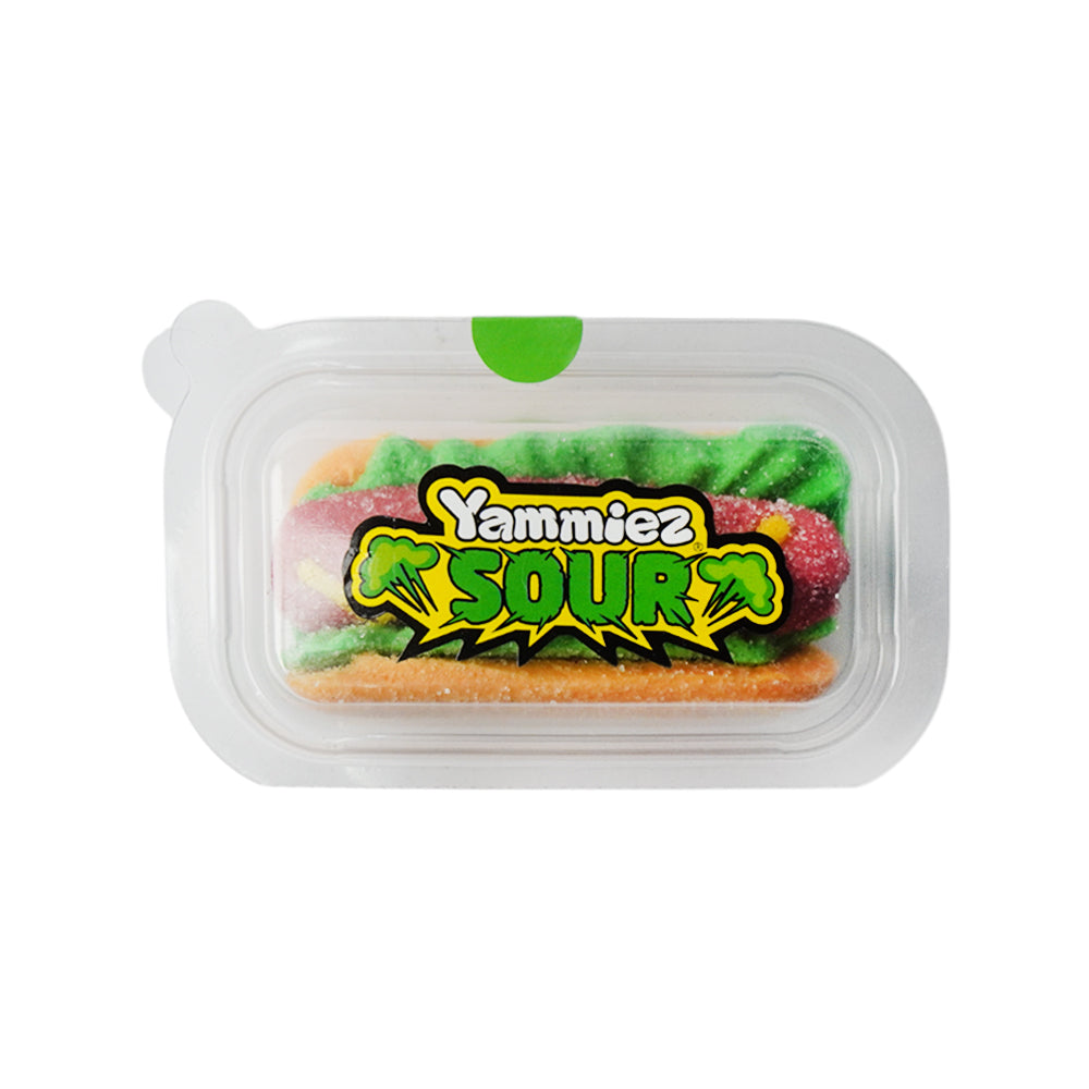 YAMMIEZ SOUR HOT DOG MALLOW 50 GM – Al-Fatah