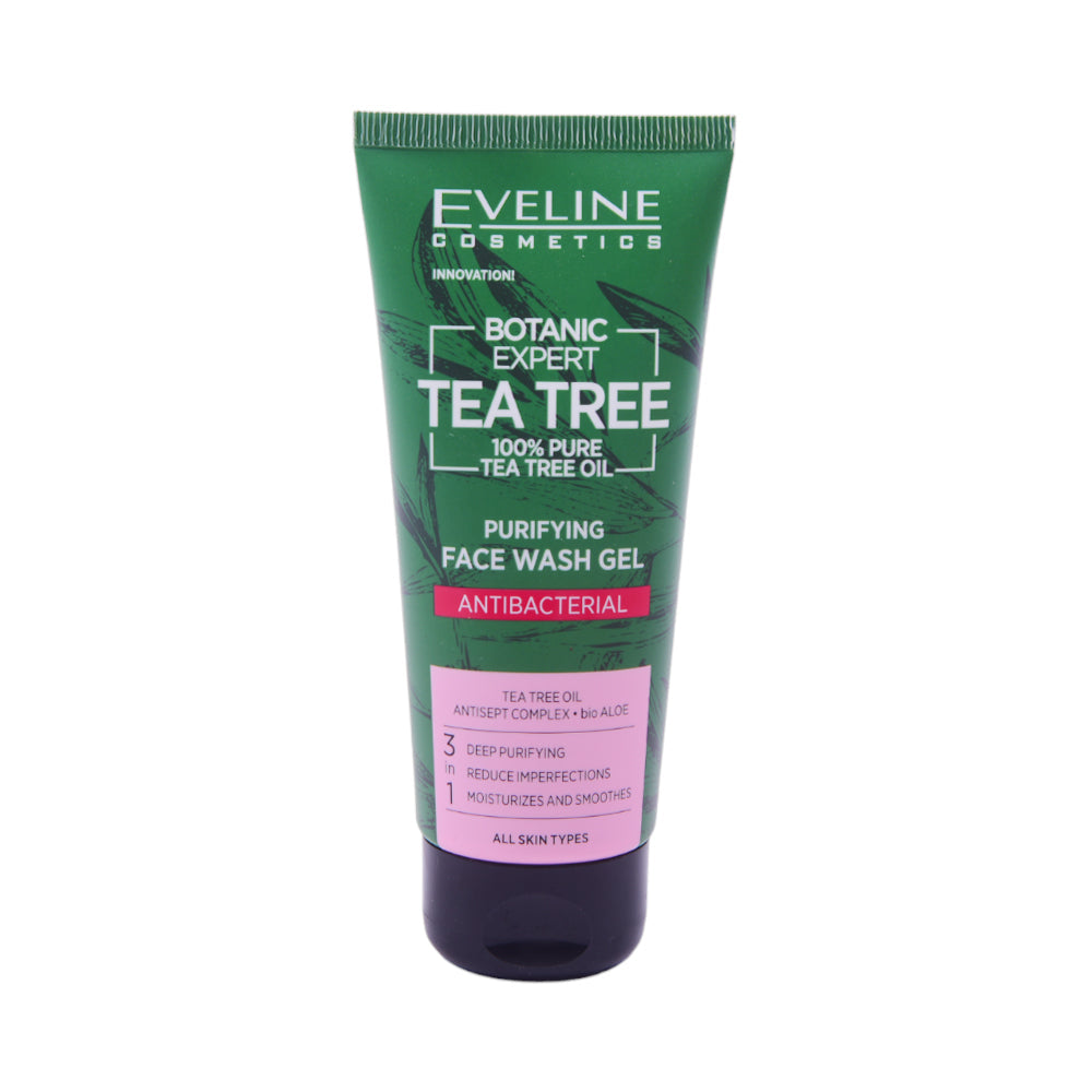 EVELINE BOTANIC EXPERT TEA TREE FACE WASH GEL 100ML – Al-Fatah