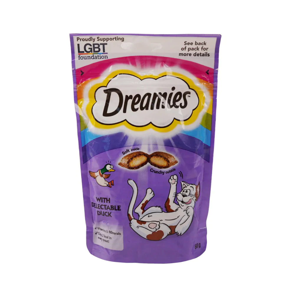 DREAMIES CAT FOOD DELECTABLE DUCK 60 GM – Al-Fatah