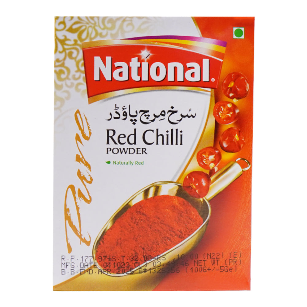 NATIONAL CHILLI POWDER 100 GM – Al-Fatah