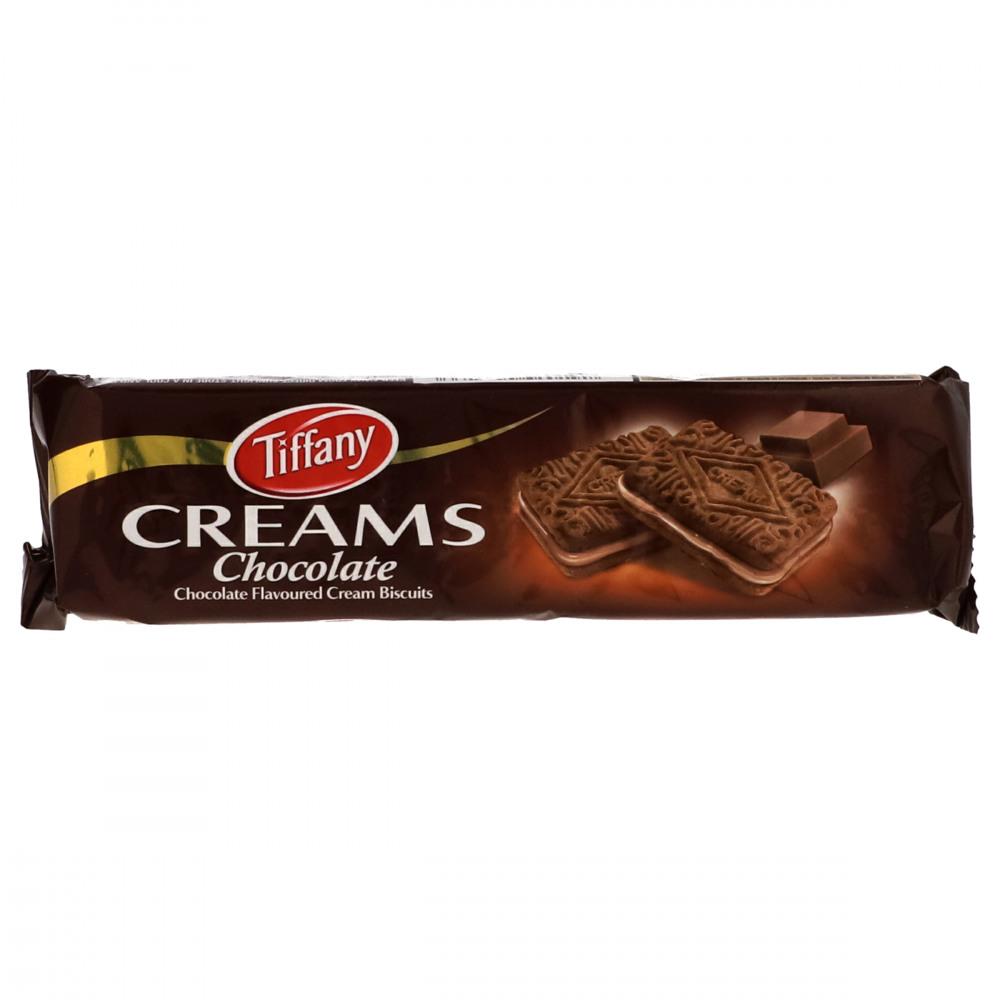 TIFFANY CREAM BISCUITS CHOCOLATE 80 GM – Al-Fatah