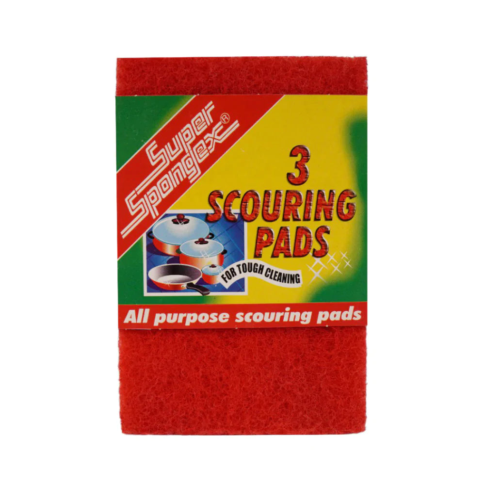 SUPER SPONGE 3 SCOURING PADS NO.75 – Al-Fatah