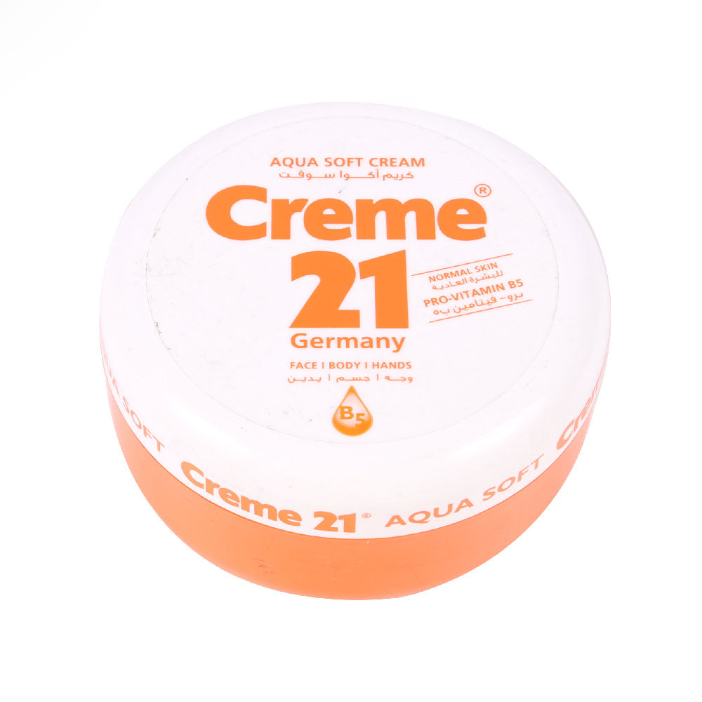 CREME 21 BODY CREAM AQUA SOFT NORMAL SKIN B5 250 ML – Al-Fatah