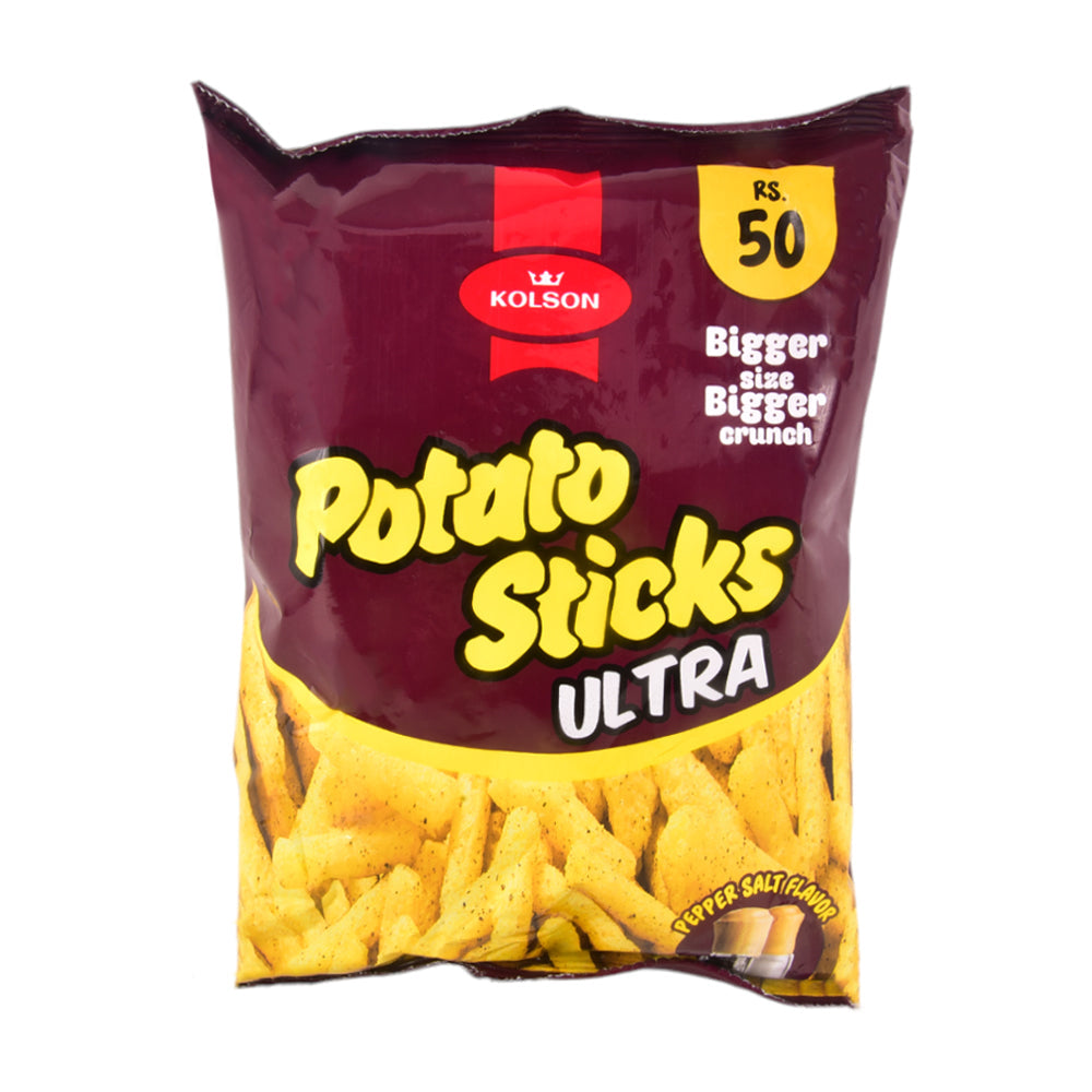 KOLSON POTATO STICKS PEPPER & SALT 38GM – Al-Fatah