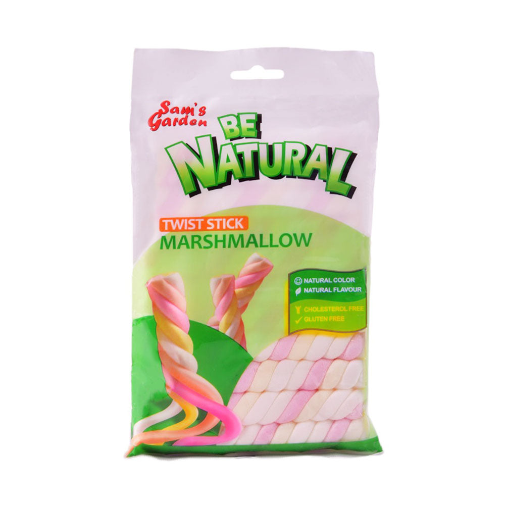 SAM & GARDEN BE NATURAL MARSHMELLOW TWIST STICK 100 GM – Al-Fatah
