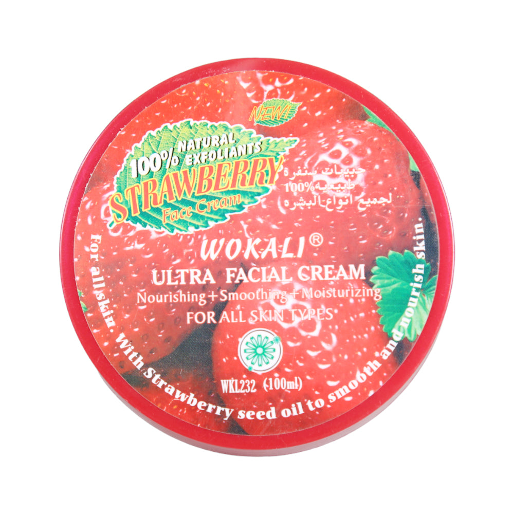 WOKALI FACIAL CREAM STRAWBERRY WKL 232 100 ML – Al-Fatah