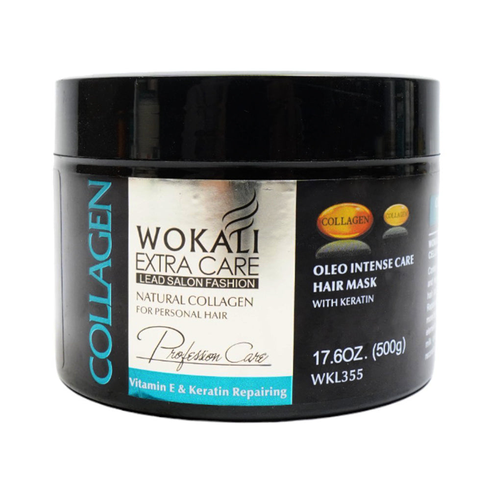 WOKALI COLLAGEN OLEO INTENSE CARE HAIR MASK WKL355 500G – Al-Fatah