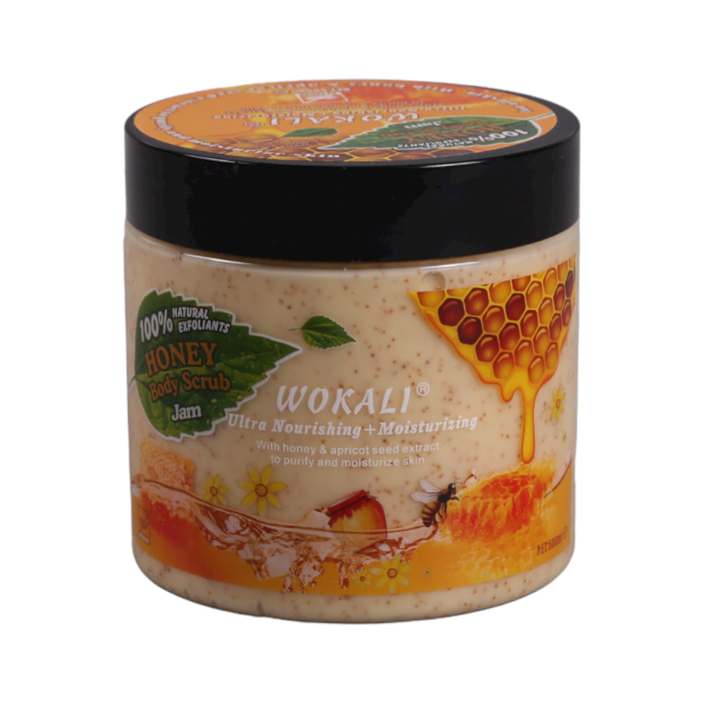 WOKALI BODY SCRUB HONEY JAM IR WKL374 500ML – Al-Fatah