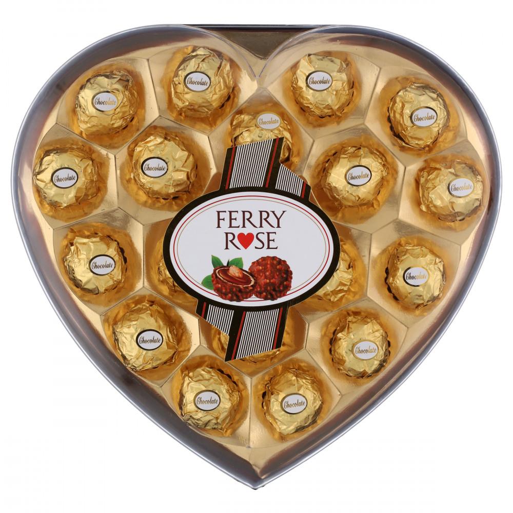 FERRY ROSE CHOCOLATE HEART T18 225 GM – Al-Fatah