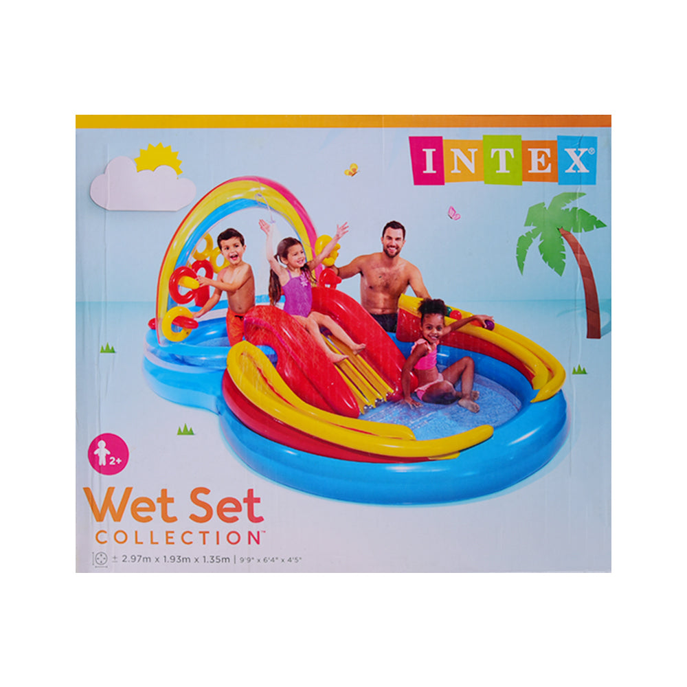 57453 SWIMMING POOL RAINBOW RING PLAY CENTER – Al-Fatah