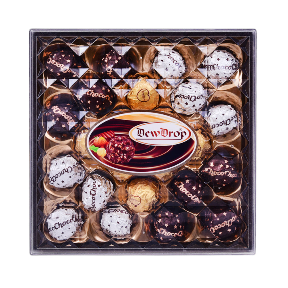 DEW DROP PEANUT CHOCOLATE ASSORTED DIAMOND S24AD 280 GM – Al-Fatah