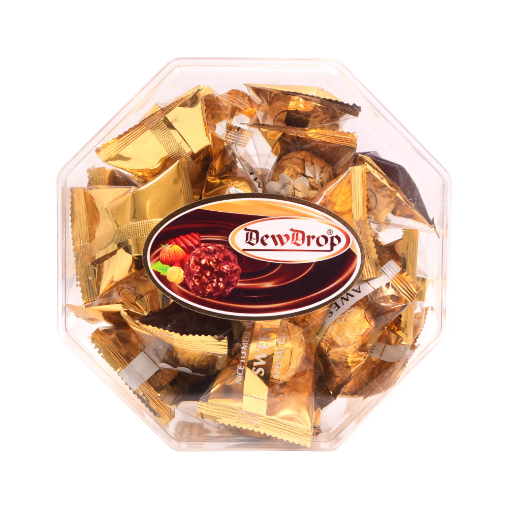 DEWDROP PEANUT CHOCOLATE OCTAGON SR20-BK1 250 GM – Al-Fatah