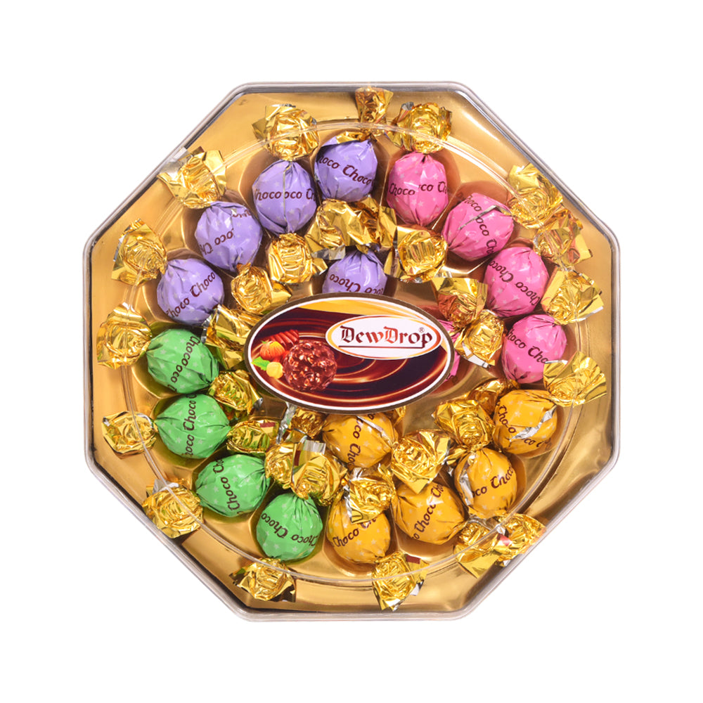 DEW DROP PEANUT CHOCOLATE OCTAGON TWIST B20TP 250 GM – Al-Fatah