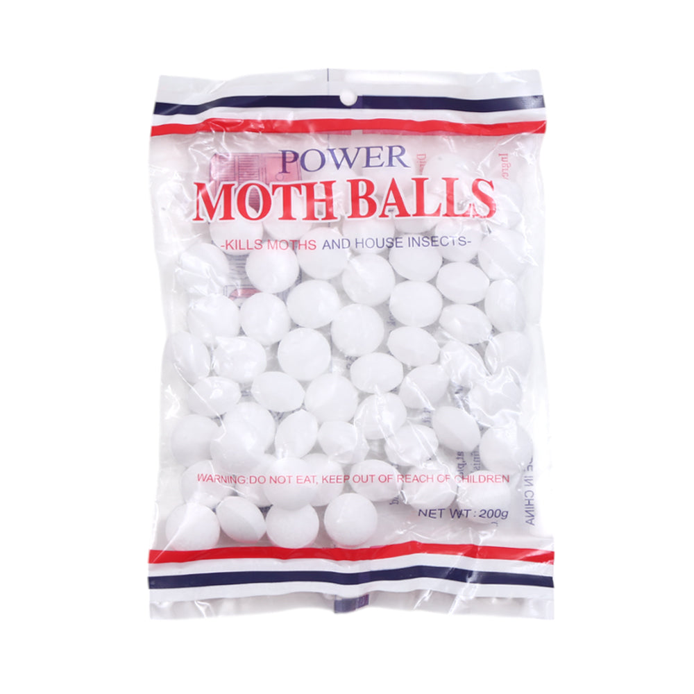 POWER MOTH BALLS WHITE 200 GM IR 4958 – Al-Fatah