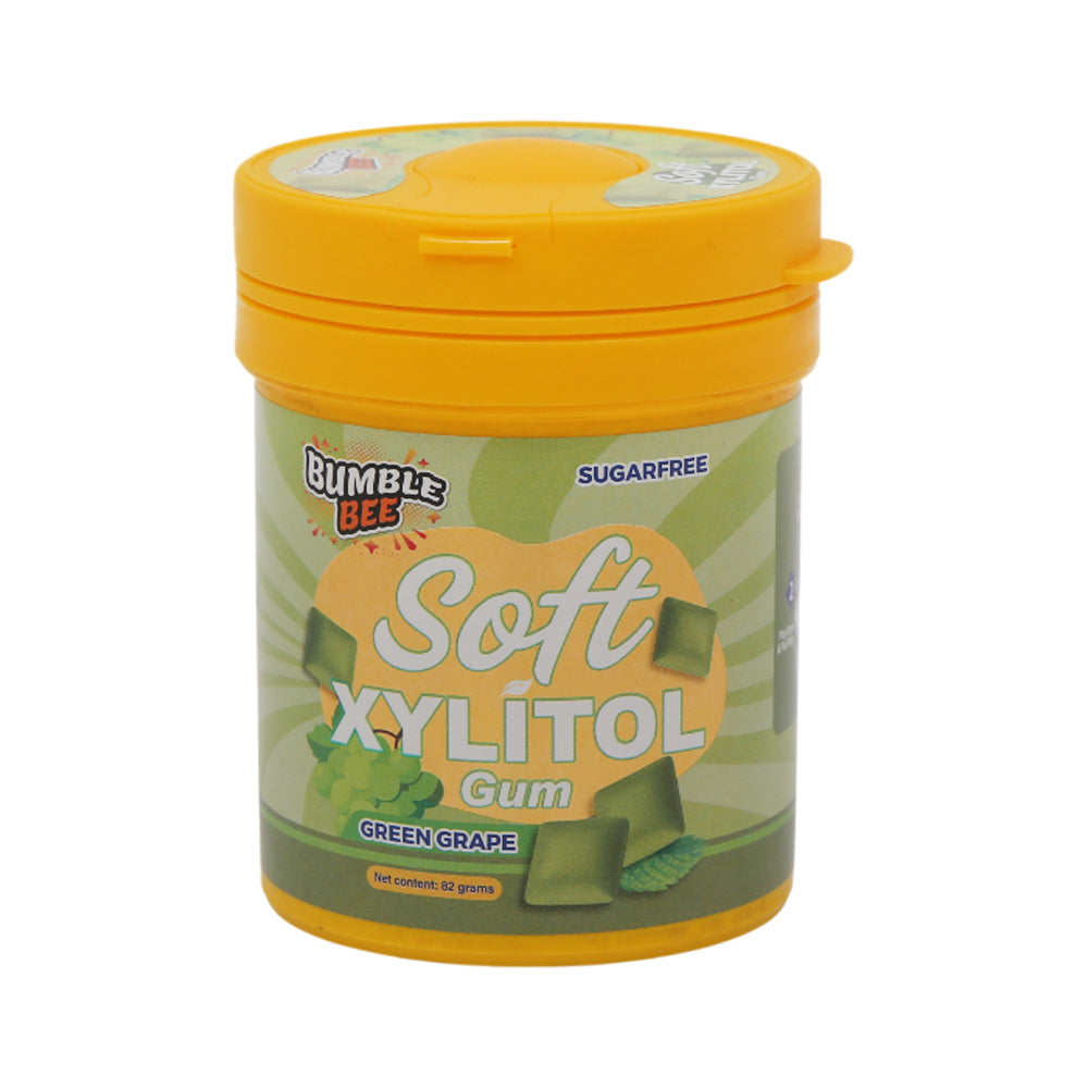 BUMBLE BEE GUM SOFT XYLITOL GREEN GRAPE 82 GM – Al-Fatah