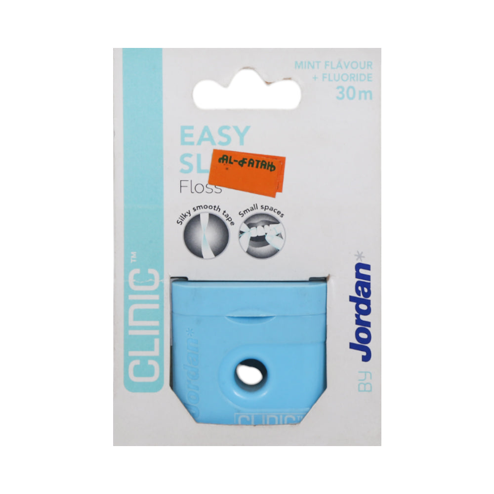 JORDAN CLINIC DENTAL EASY SLIDE FLOSS 30M – Al-Fatah