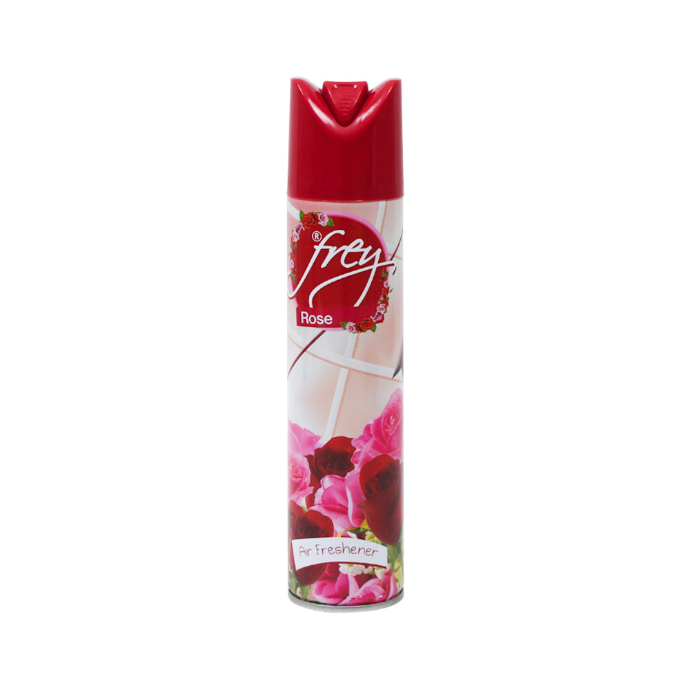 FREY AIR FRESHENER-ROSE 300ML X 48 – Al-Fatah