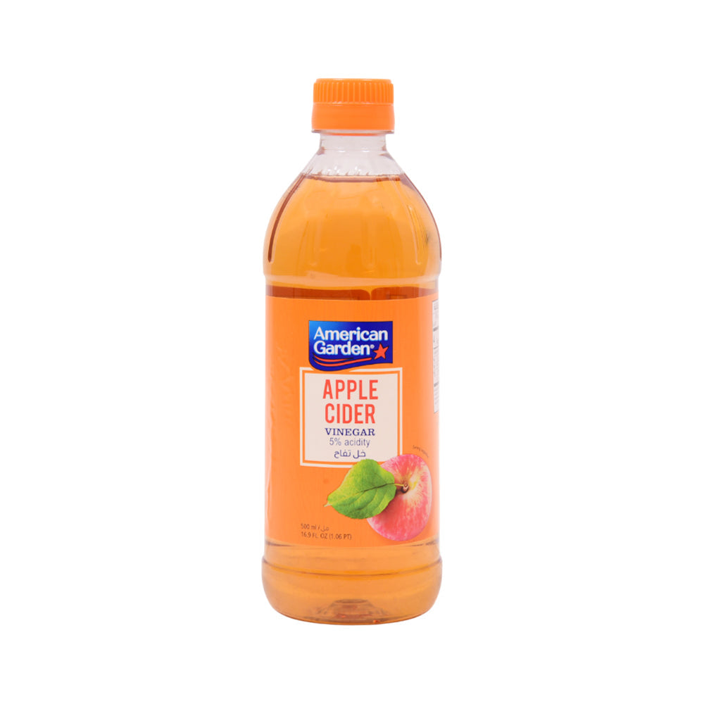 AMERICAN GARDEN APPLE CIDER VINEGAR PLASTIC BOTTLE 500 ML – Al-Fatah