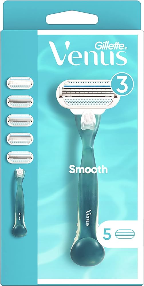 GILLETTE VENUS RAZOR SMOOTH WITH 5 BLADES – Al-Fatah