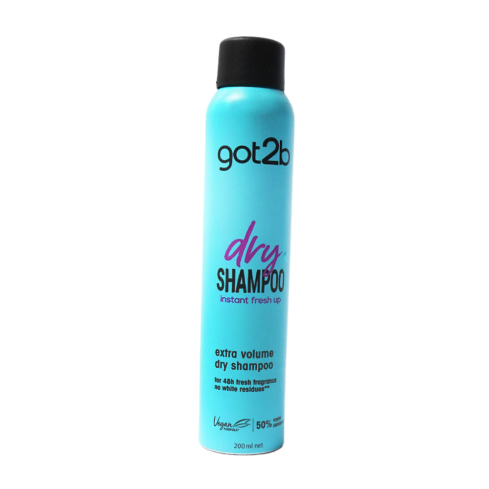 GOT2B DRY SHAMPOO EXTRA VOLUME LEMON & BERGAMOT 200 ML – Al-Fatah