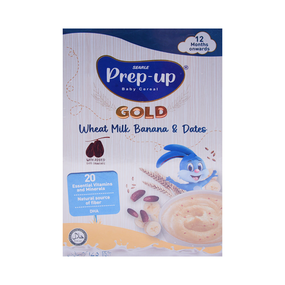 PREP UP GOLD WHEAT MILK BANANA & DATES 175 GM – Al-Fatah
