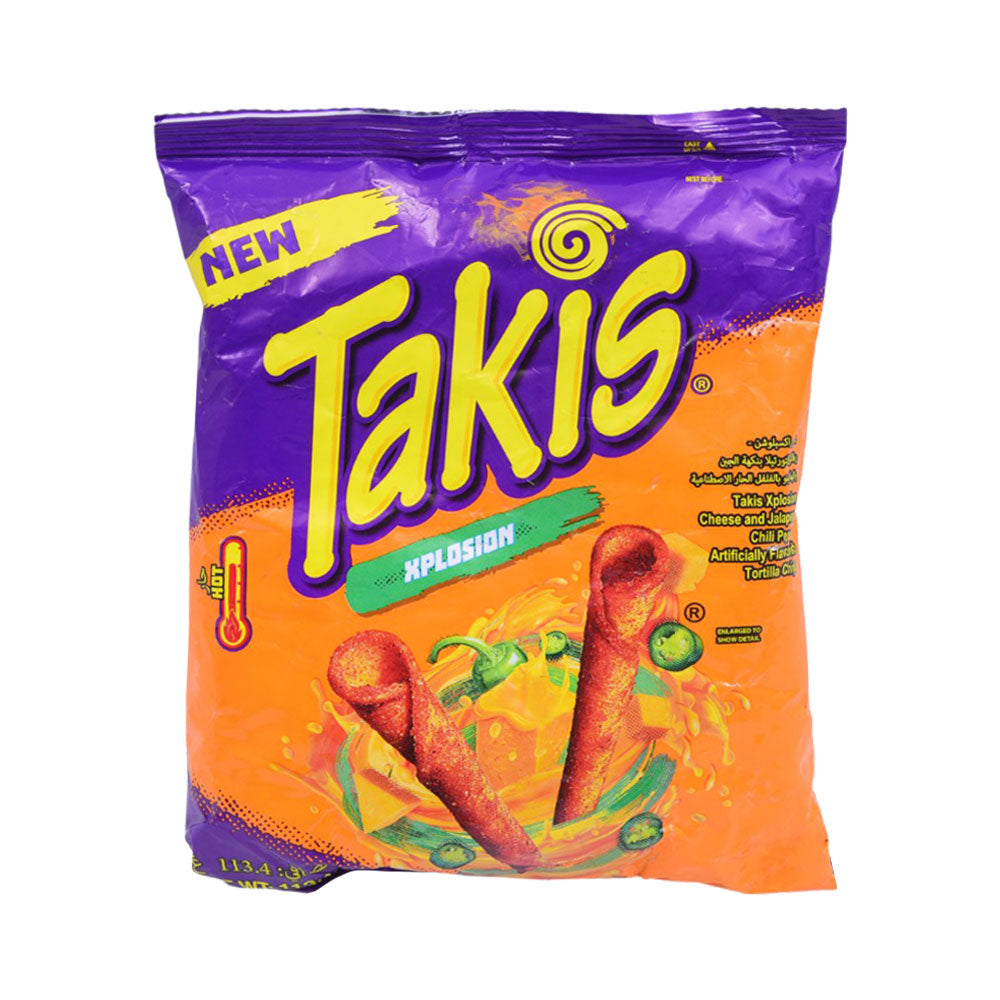 TAKIS TORTILLA CHIPS HOT CHEESE AND JALAPENO 113.4 GM – Al-Fatah