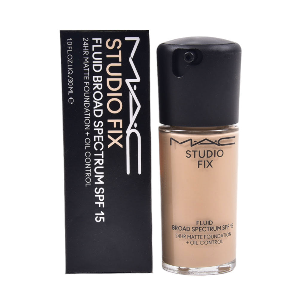 MAC STUDIO FIX FLUID BROAD SPECTRUM SPF 15 NC12 30 ML – Al-Fatah