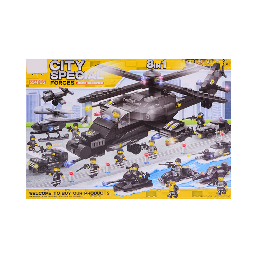 LX-A325 CITY SPECIAL FORCES BLOCKS SET 554PCS – Al-Fatah