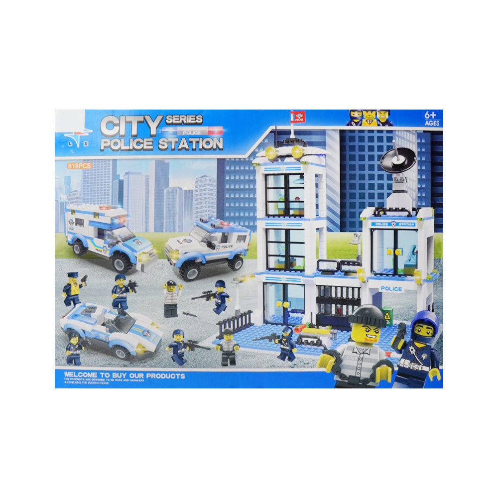 LX-A326 CITY POLICE STATION BLOCKS 818PCS – Al-Fatah