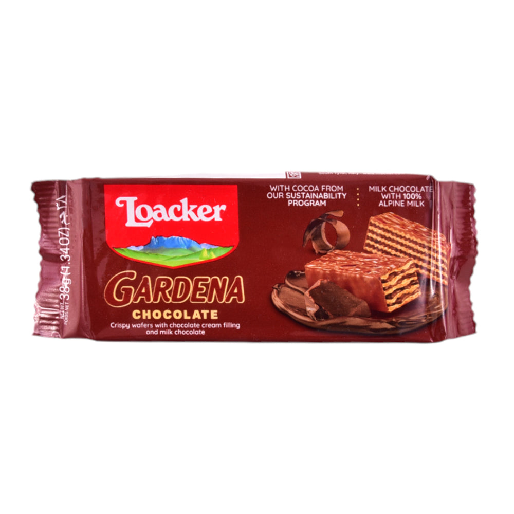 LOACKER GARDENA WAFER CHOCOLATE 38GM – Al-Fatah