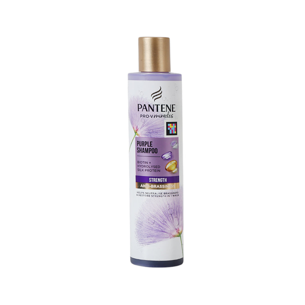 PANTENE SHAMPOO PURPLE STRENGTH ANTI BRASSINESS 225 ML – Al-Fatah