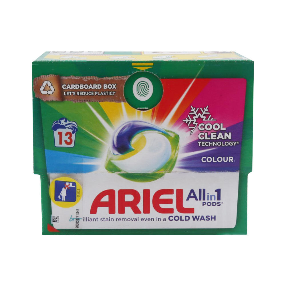 ARIEL WASHING POWDER ALL IN 1 PODS 13 WASHES COLD WASH 239.2 – Al-Fatah