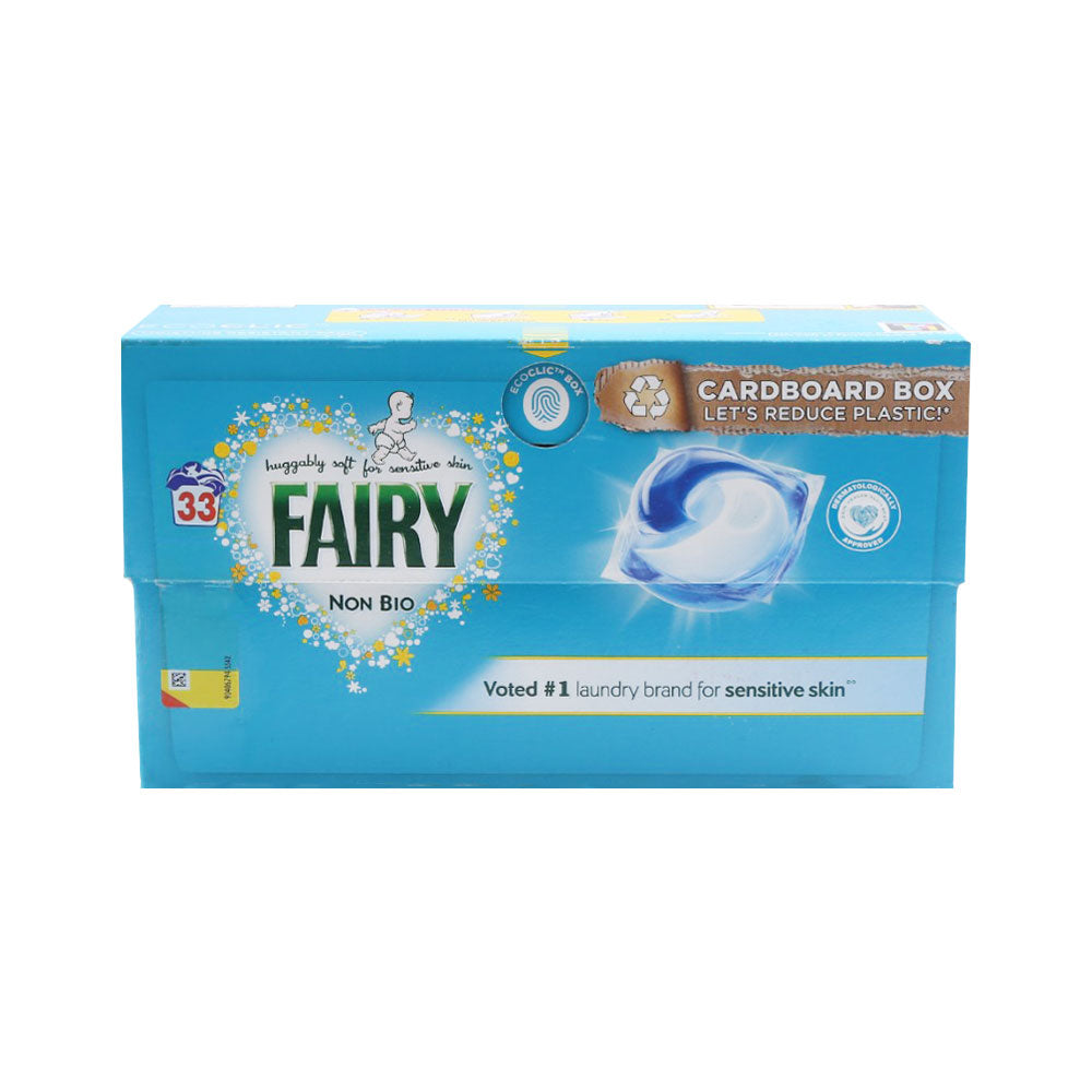 FAIRY WASHING PODS NON BIO SENSITIVE SKIN 33 WASH 702.9 GM – Al-Fatah