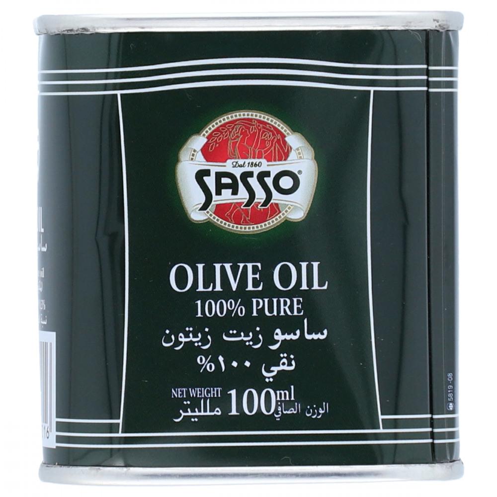 SASSO OLIVE OIL TIN 100 ML – Al-Fatah