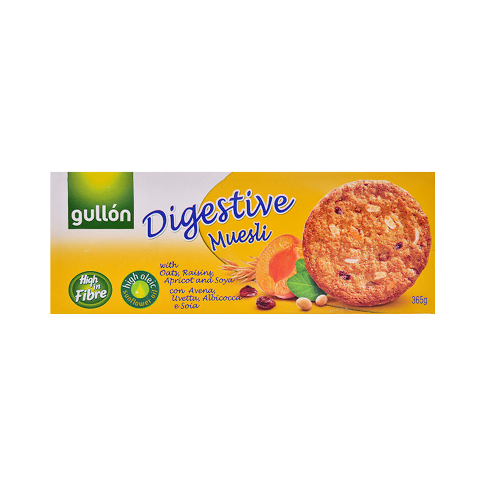 GULLON DIGESTIVE MUESLI 365G – Al-Fatah