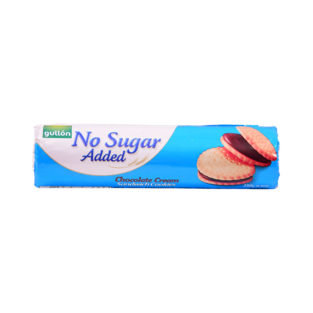 GULLON COOKIES CHOCOLATE CREAM SANWICH SUGAR FREE 250 GM – Al-Fatah