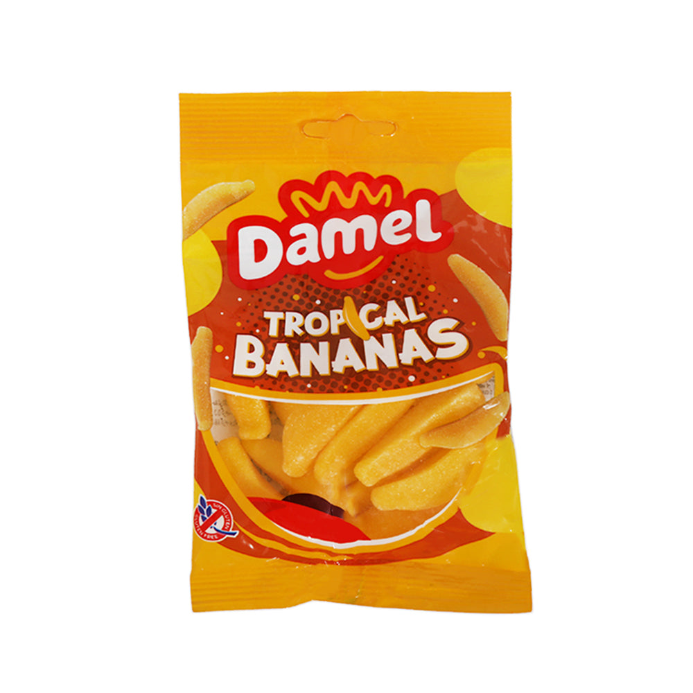 DAMEL JELLY TROPICAL BANANAS POUCH 80 GM – Al-Fatah
