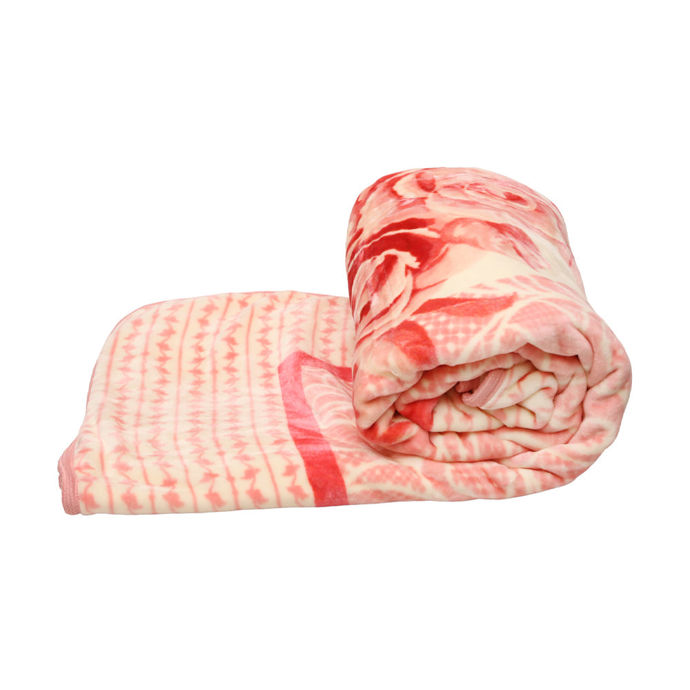 Mora Blanket Gold H88 Pink 2 Ply 220X240 - Blanket Online – Al-Fatah