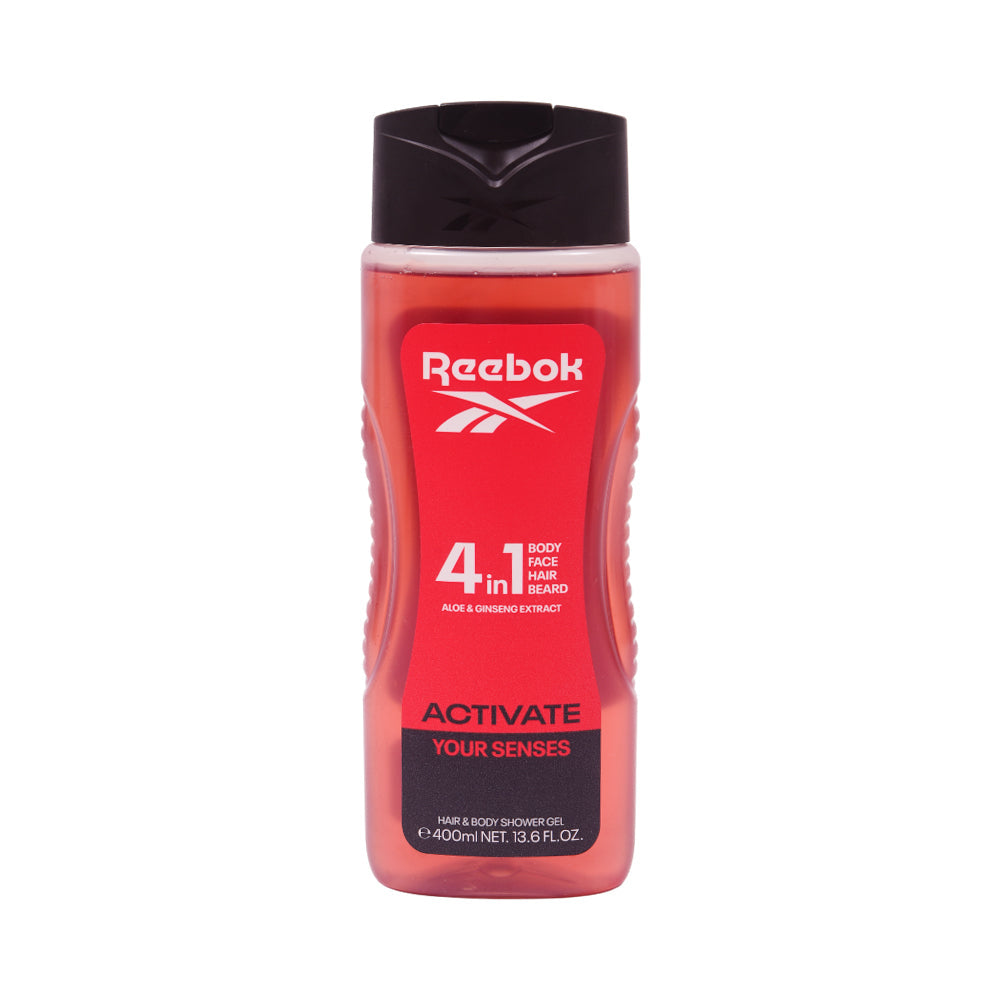 REEBOK SHOWER GEL ACTIVATE YOUR SENSES 400ML – Al-Fatah